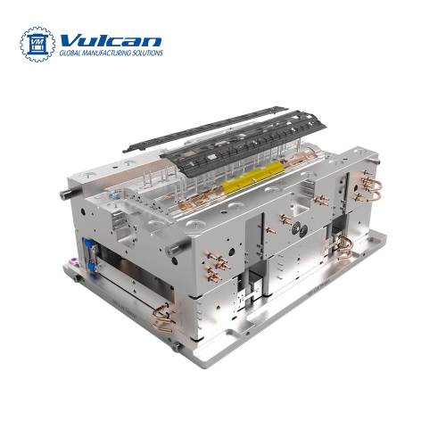 custom plastic injection mold with ABS PP PA PE PS PC POM PA6 injection ...